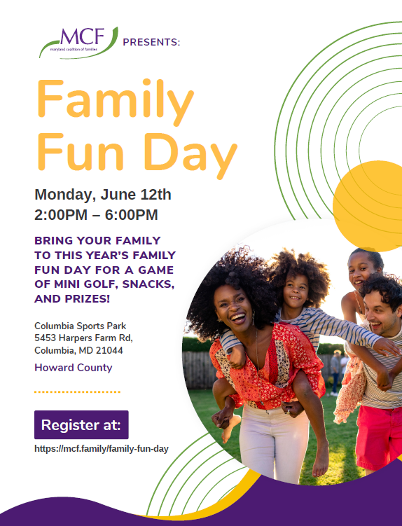 Family Fun Day - Maryland Coalition of Families