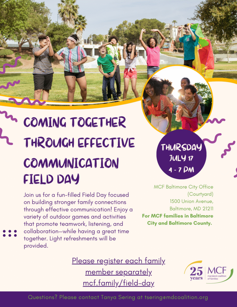 Coming Together Through Effective Communication Field Day - Maryland ...