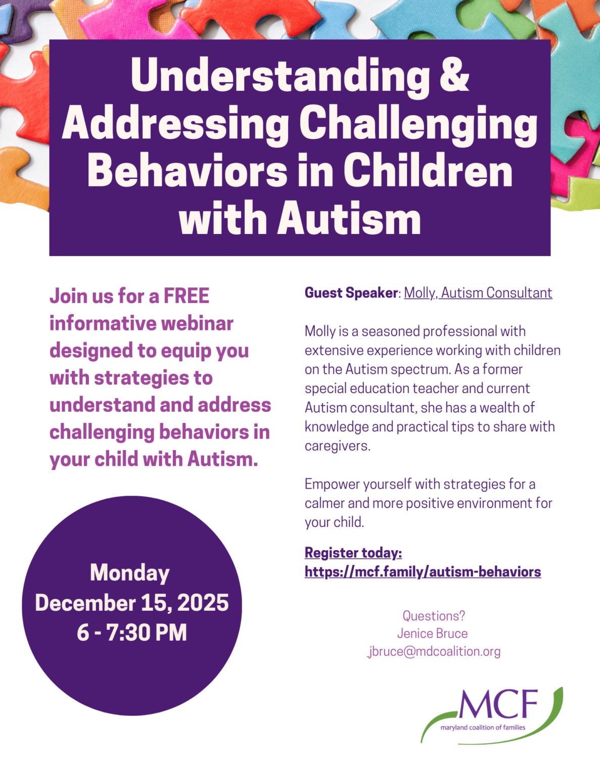 Understanding & Addressing Challenging Behaviors in Children with ...